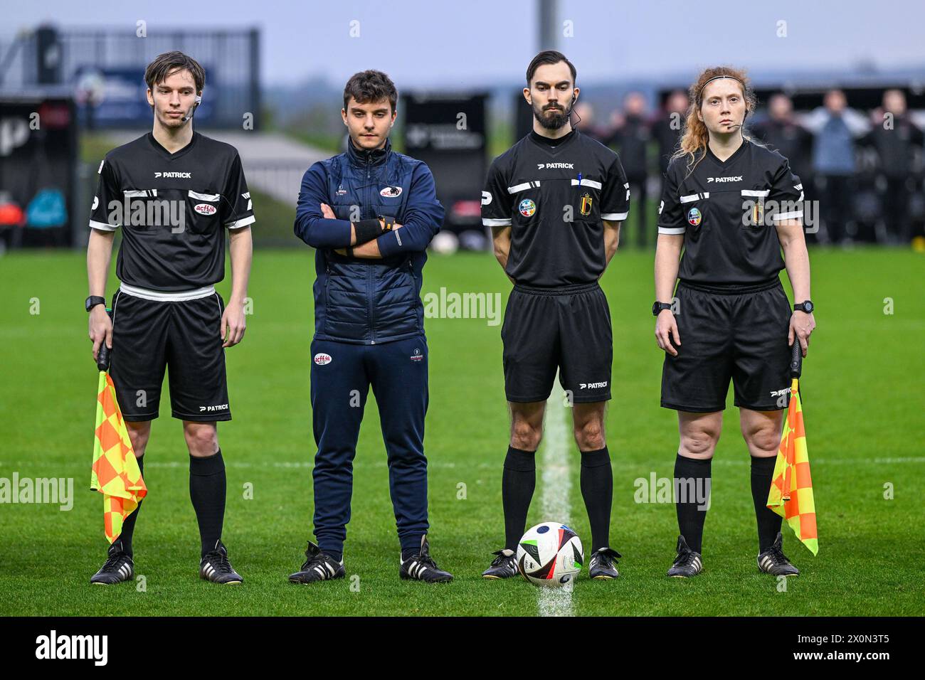 Tubize, Belgium. 11th Apr, 2024. Frederic Rossius, Valerio Nozza ...