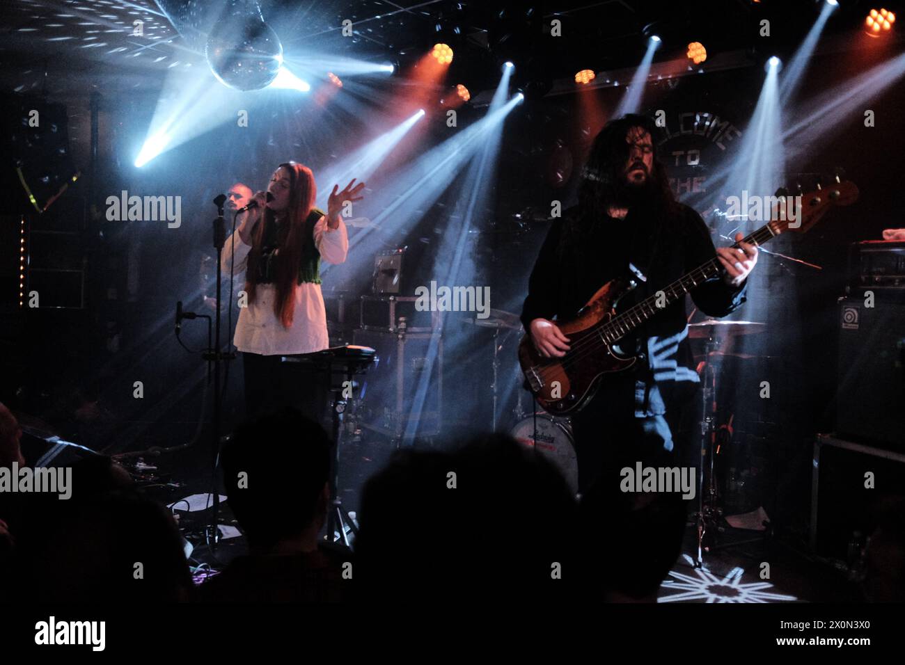 Post Punk band Dry Cleaning performing live on stage at the Brudenell ...