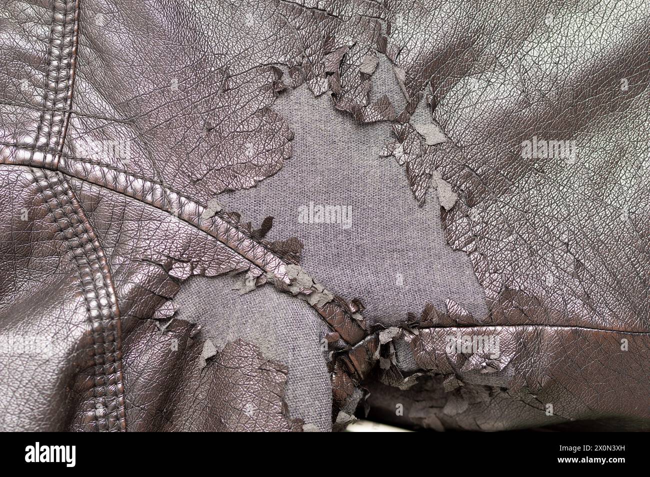 Brown leather or skin texture that is peeling or flaking Stock Photo ...