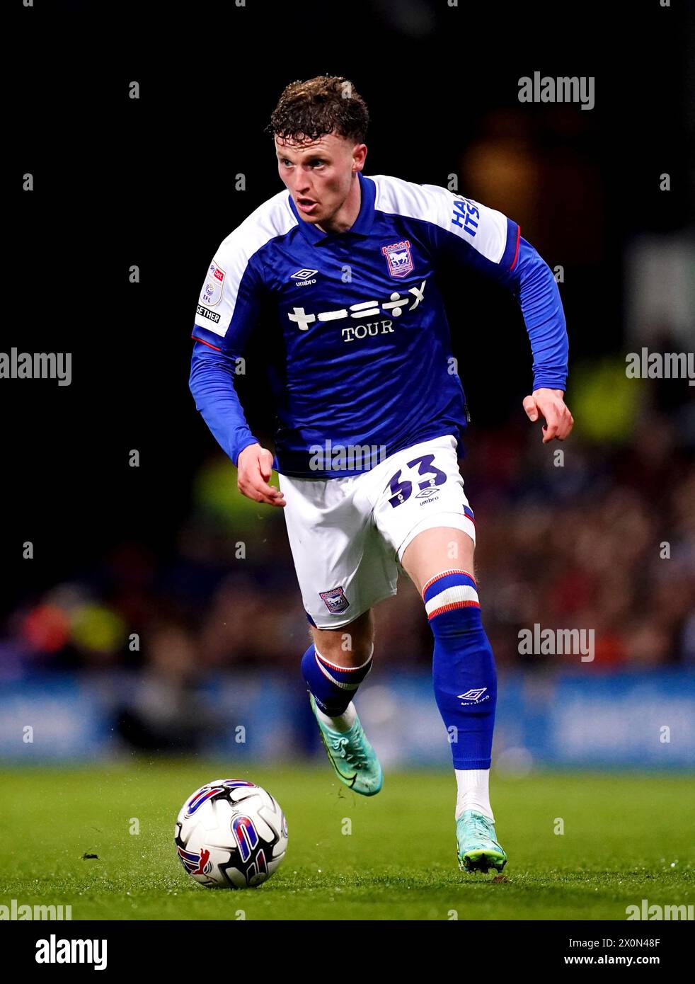 Ipswich Town's Nathan Broadhead during the Sky Bet Championship match ...