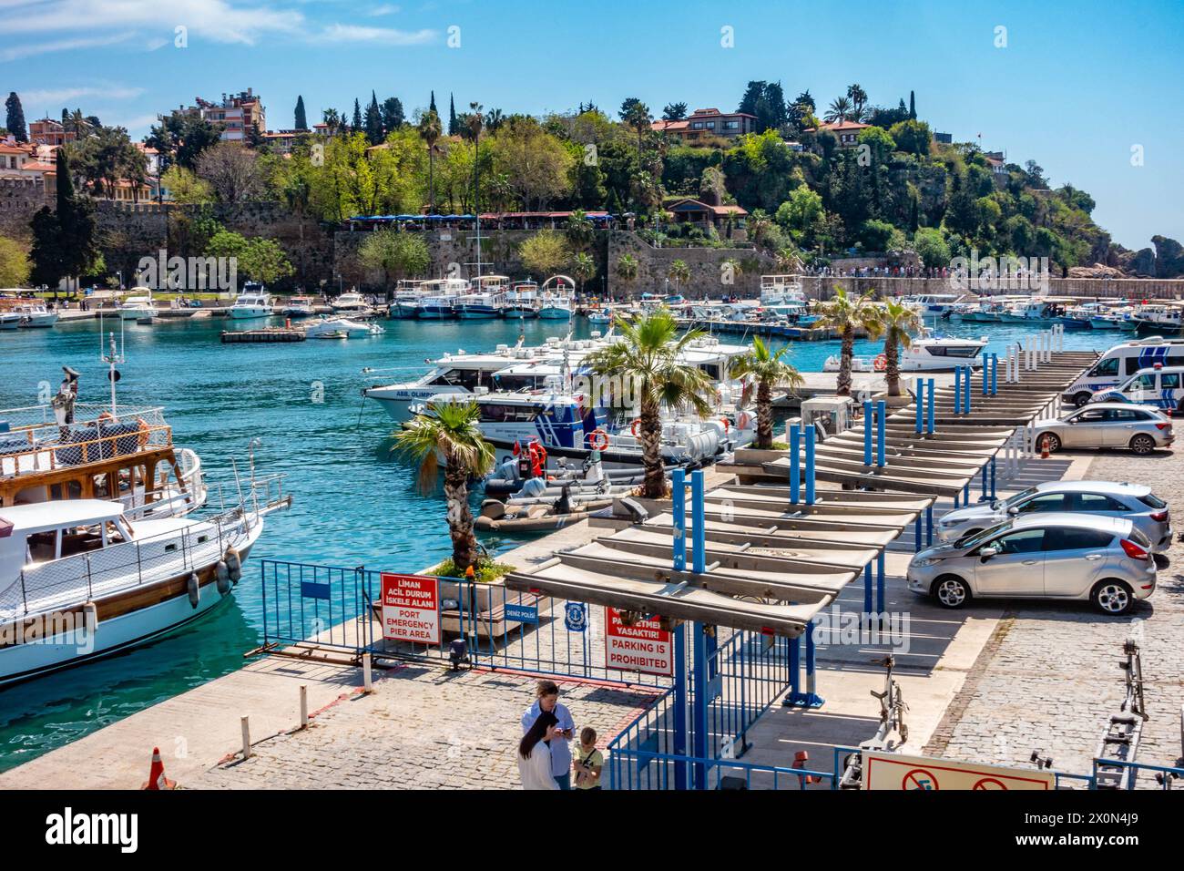 A view of the harbour at Antalya in Turkey is a popular part of the ...