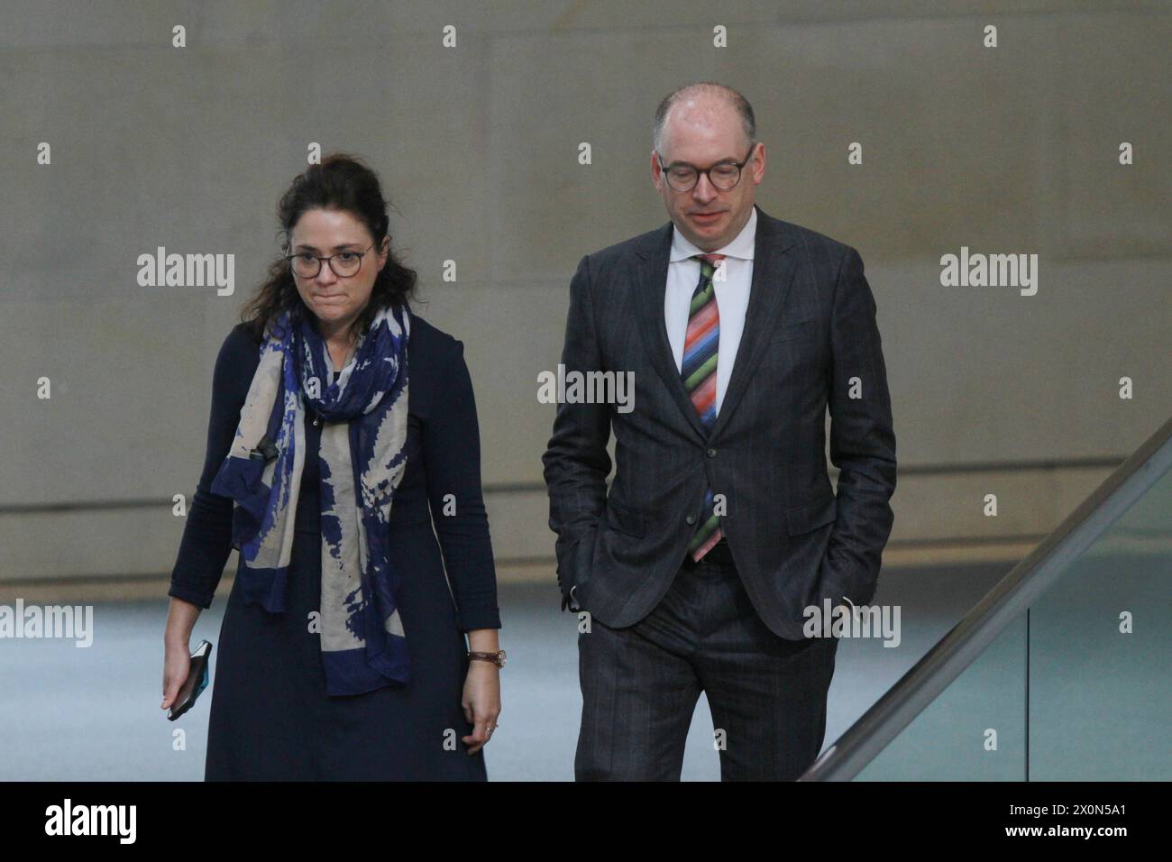 Berlin, Deutschland, 10.04.2024: Deutscher Bundestag: 162 ...