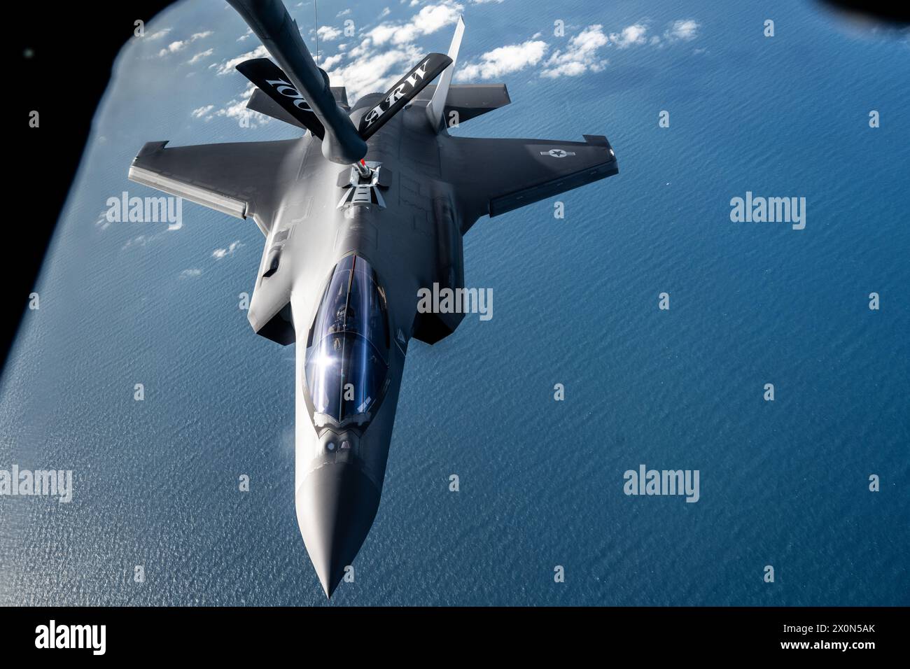 A U.S. Air Force F-35 Lightning II from the 48th Fighter Wing, Royal ...