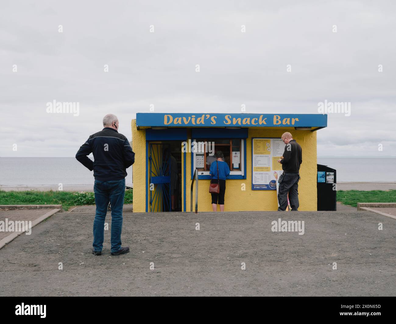 David's Snack Bar fast food shack and rest stop on the coast in South ...