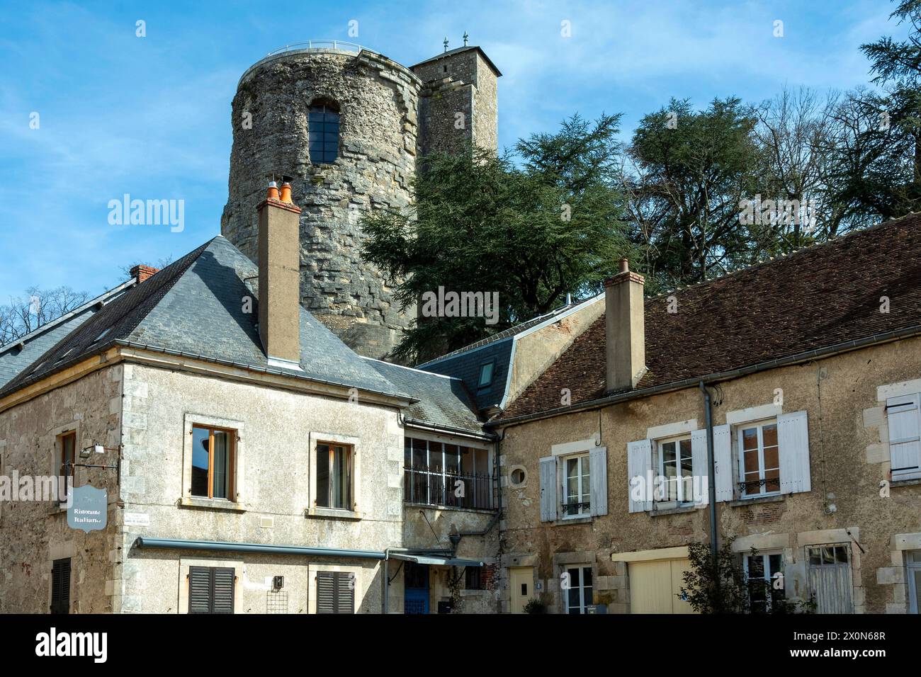 Sancerre labelled Les Plus Beaux Villages de France. The Fiefs tower ...