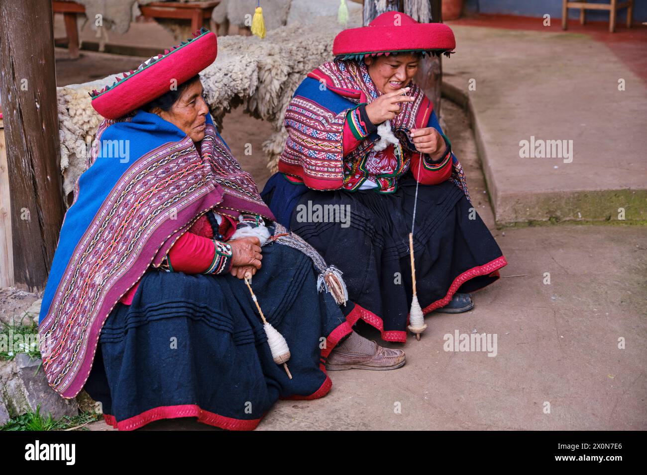 Peru, province of Cuzco, the sacred valley of the Incas, Chinchero ...