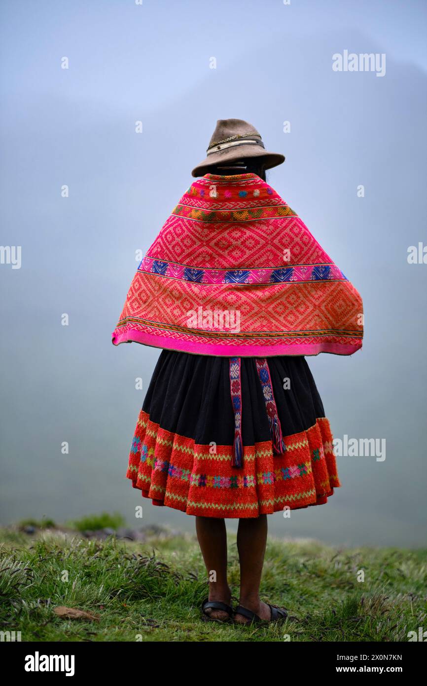 Peru, province of Cuzco, the Sacred Valley of the Incas, Andean ...
