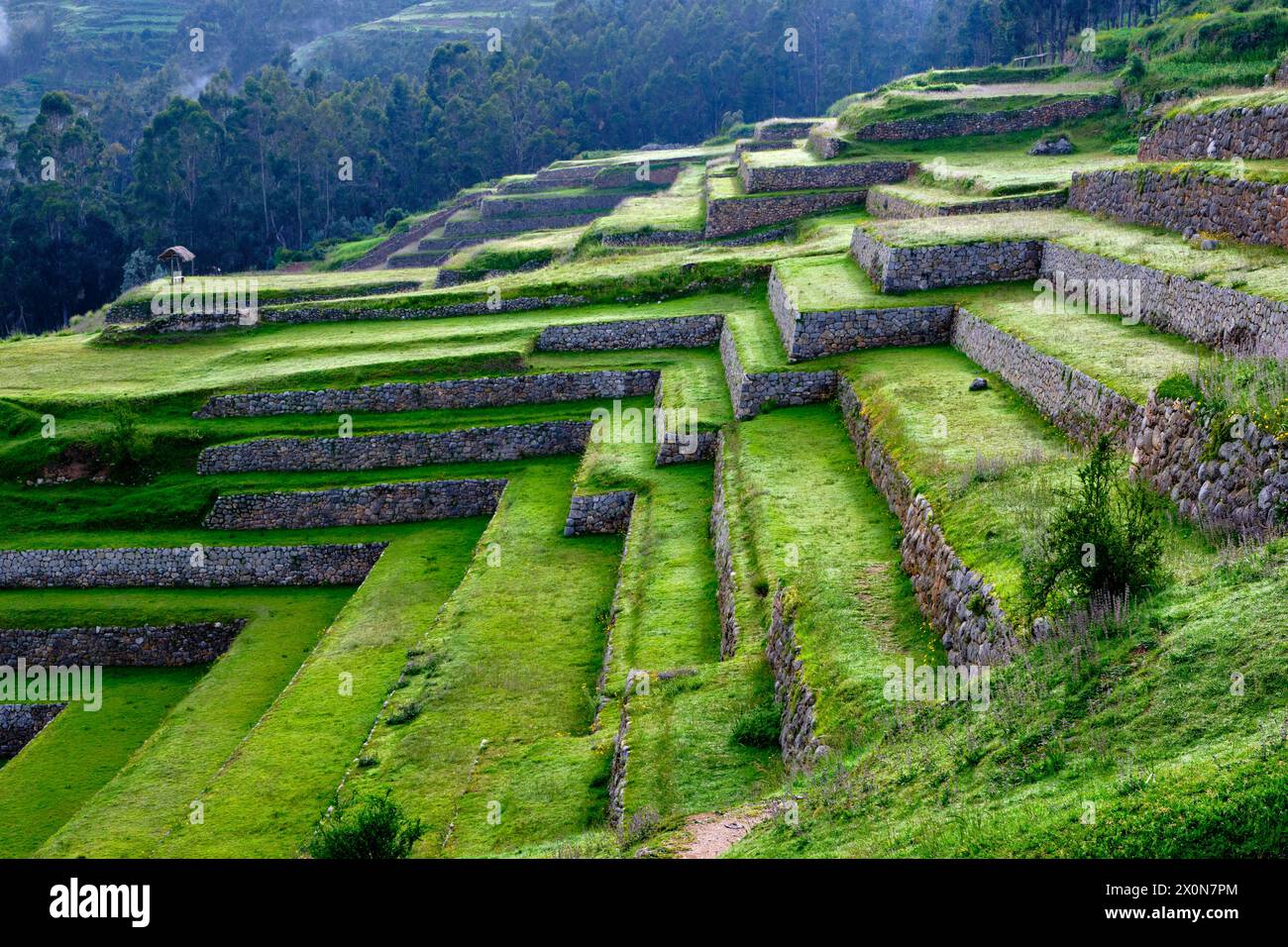 Peru, province of Cuzco, the Sacred Valley of the Incas, Chinchero, the ...