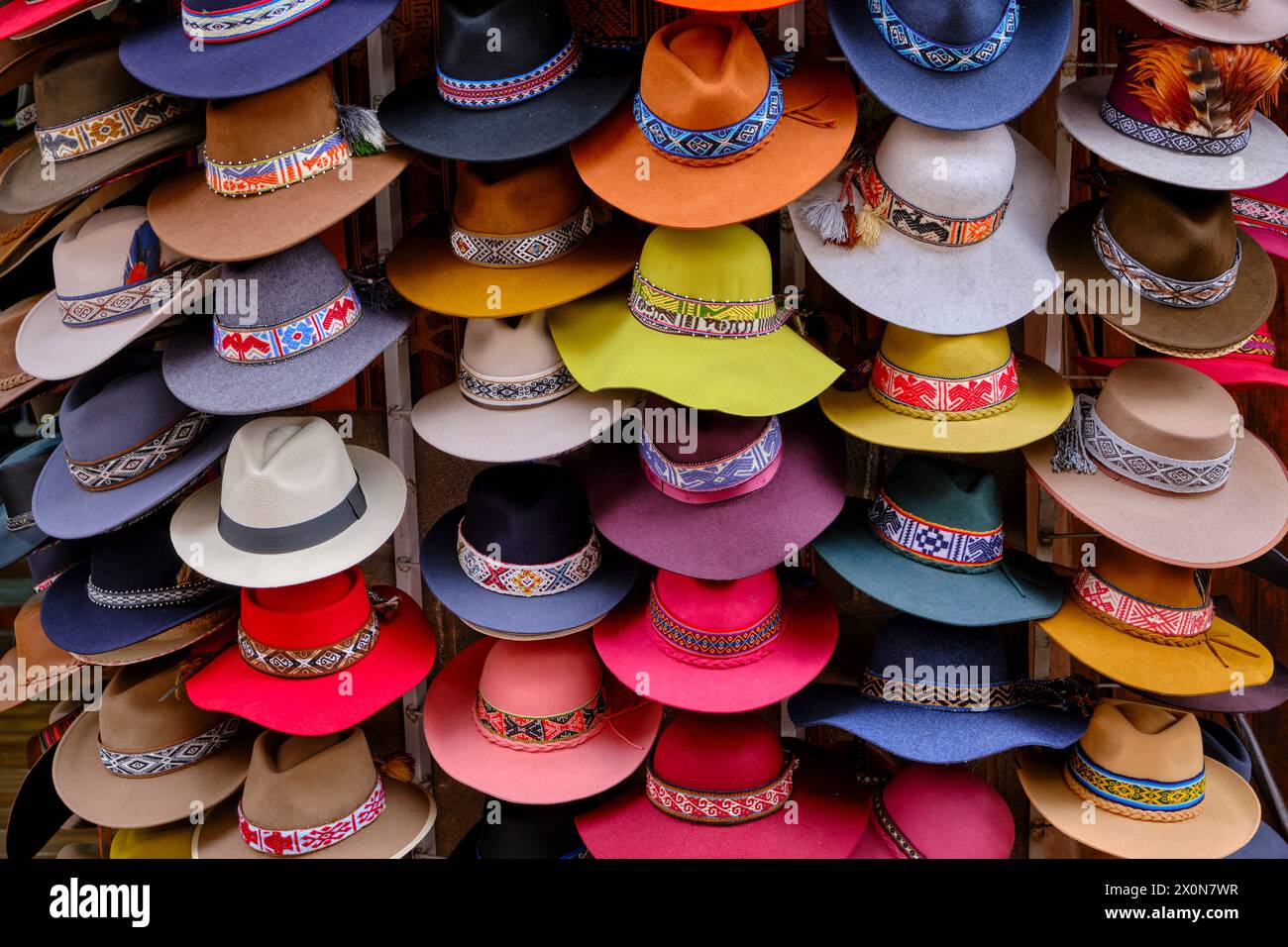 Peru, province of Cuzco, the Sacred Valley of the Incas, Pisac, the ...