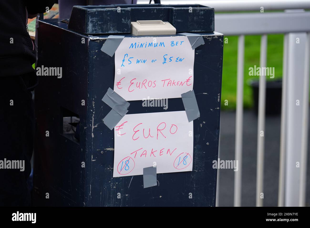 A bookmaker stall on day three of the 2024 Randox Grand National ...