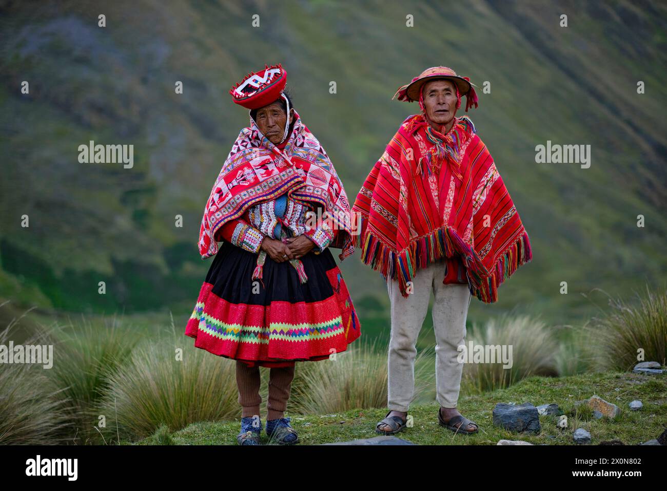 Peru, province of Cuzco, the Sacred Valley of the Incas, Andean ...