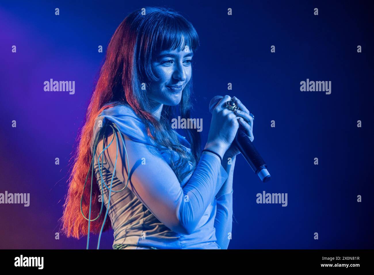 Barcelona, Spain. 2024.04.11. Ouineta perform on stage at Razzmatazz 2 ...