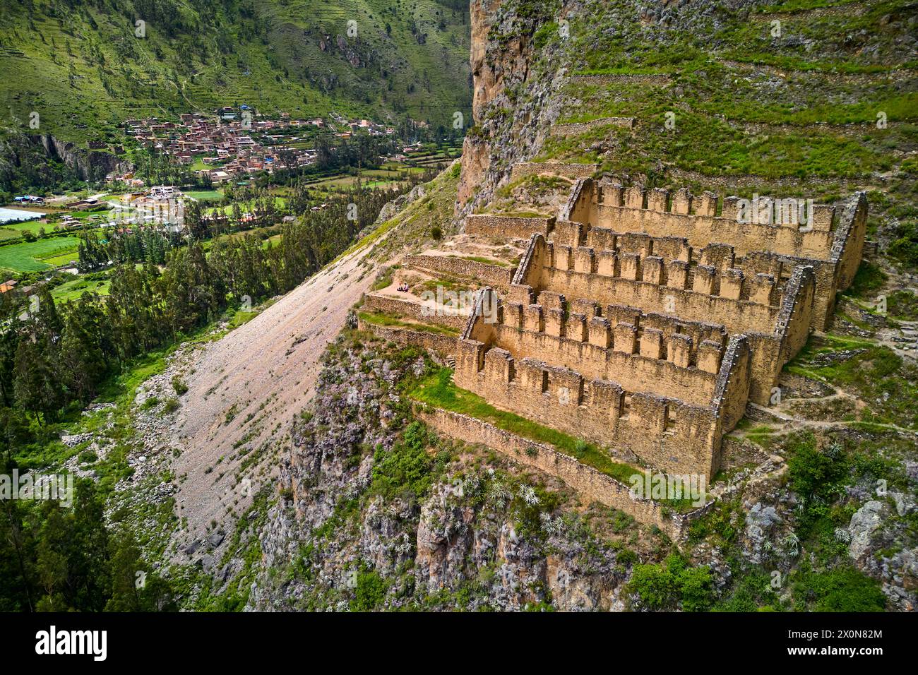 Peru, province of Cuzco, the sacred valley of the Incas, Ollantaytambo ...