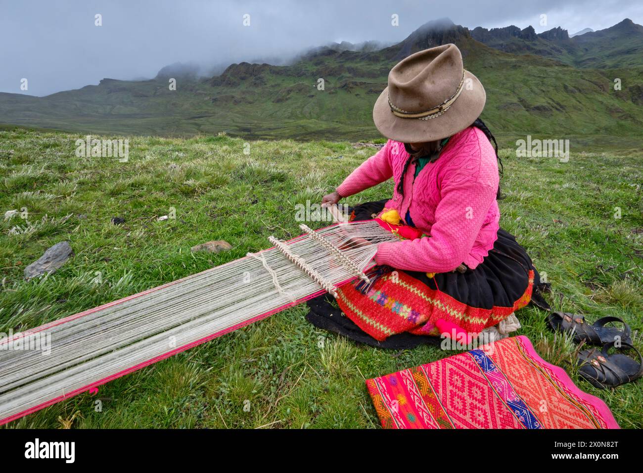 Peru, province of Cuzco, Sacred Valley of the Incas, quechua community ...