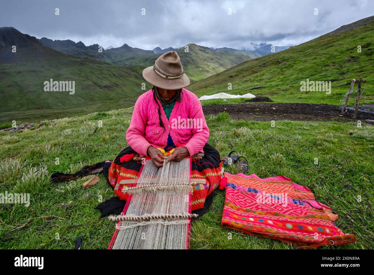 Peru, province of Cuzco, Sacred Valley of the Incas, quechua community ...