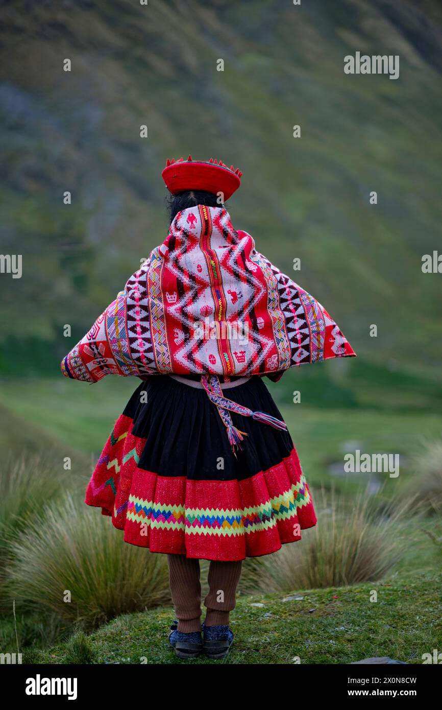 Peru, province of Cuzco, the Sacred Valley of the Incas, Andean ...