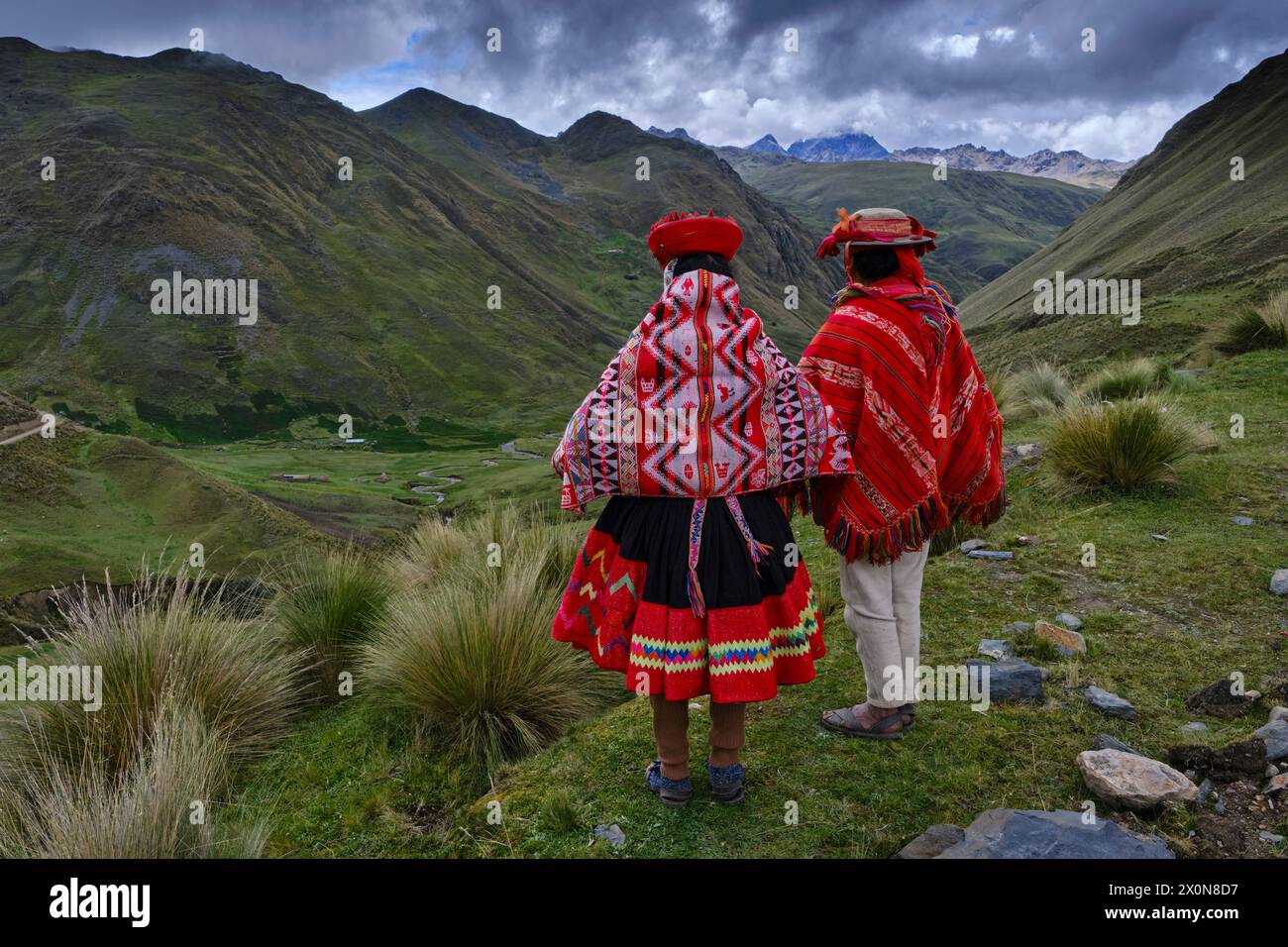 Peru, province of Cuzco, the Sacred Valley of the Incas, Andean ...