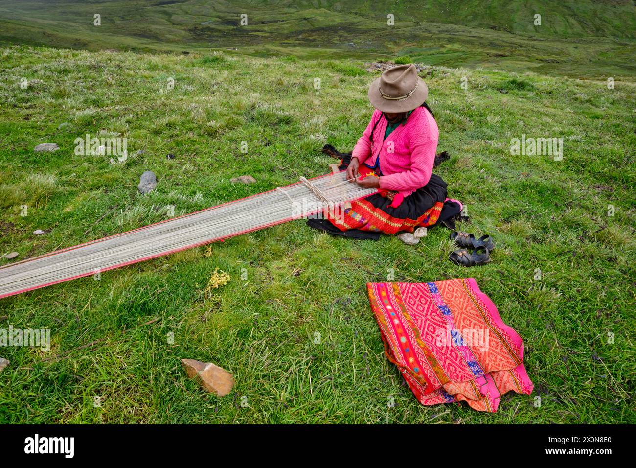 Peru, province of Cuzco, Sacred Valley of the Incas, quechua community ...
