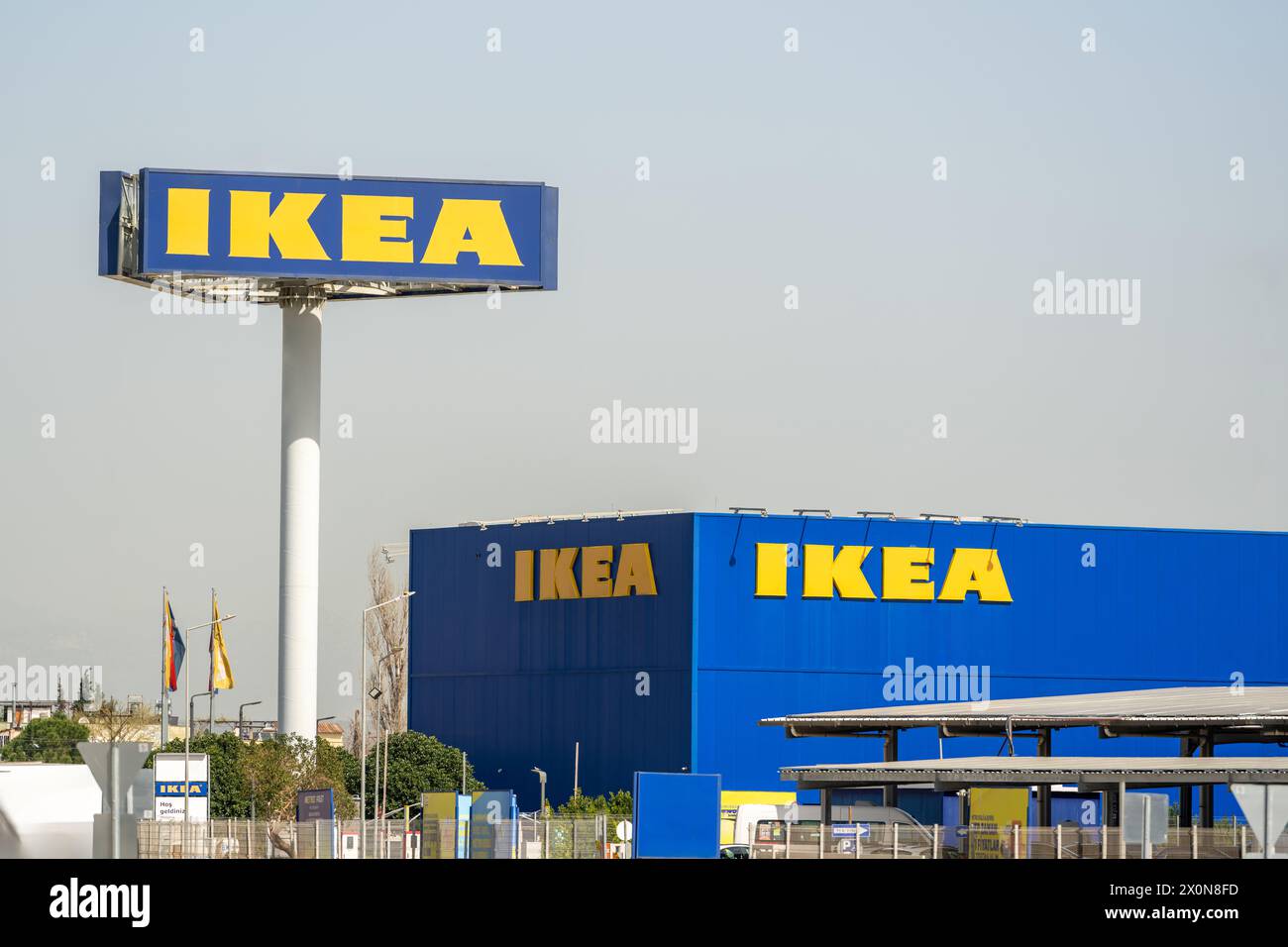 Antalya, Turkey - March 29, 2024: IKEA Antalya Store. IKEA is the world ...