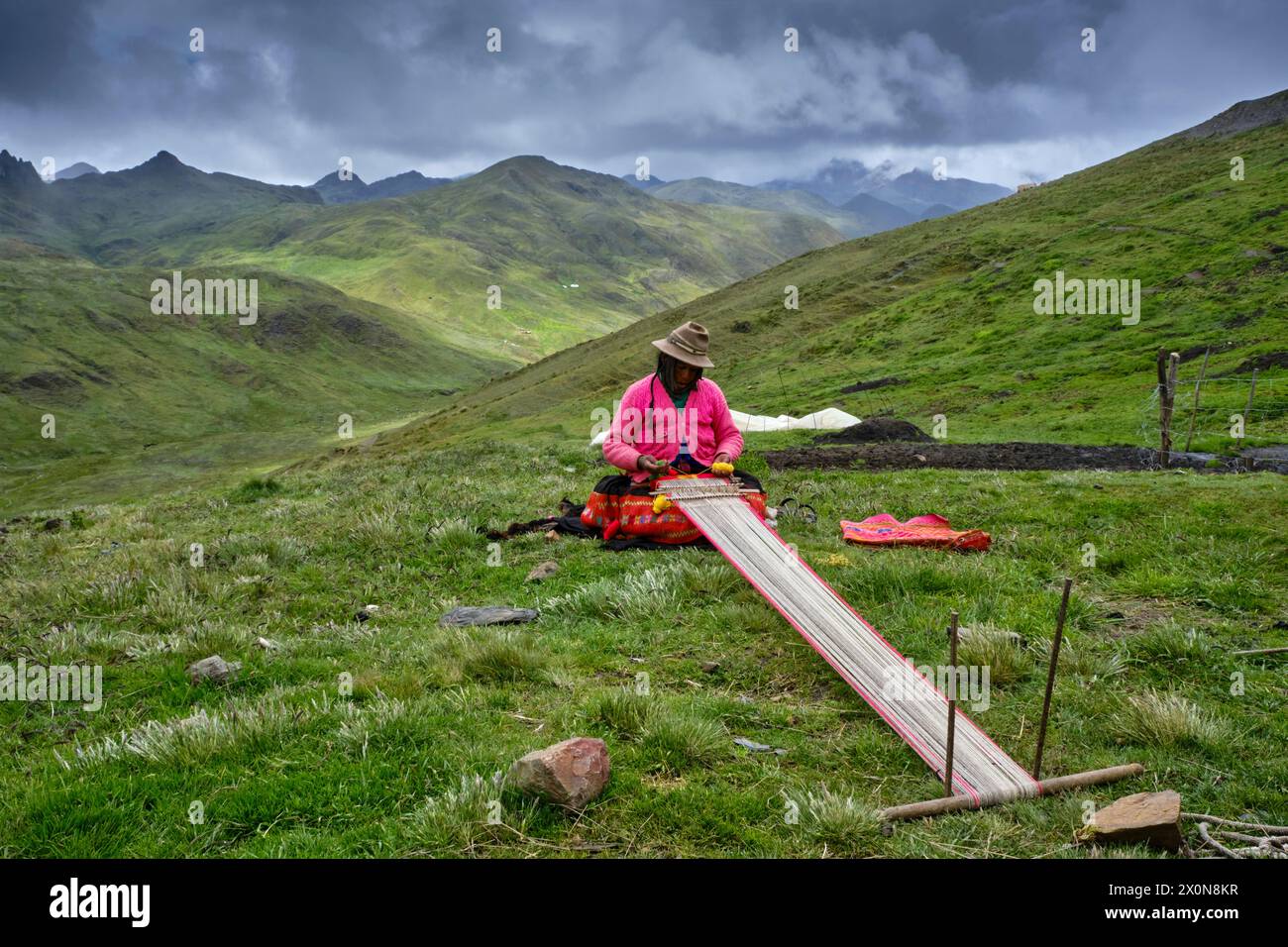 Peru, province of Cuzco, Sacred Valley of the Incas, quechua community ...
