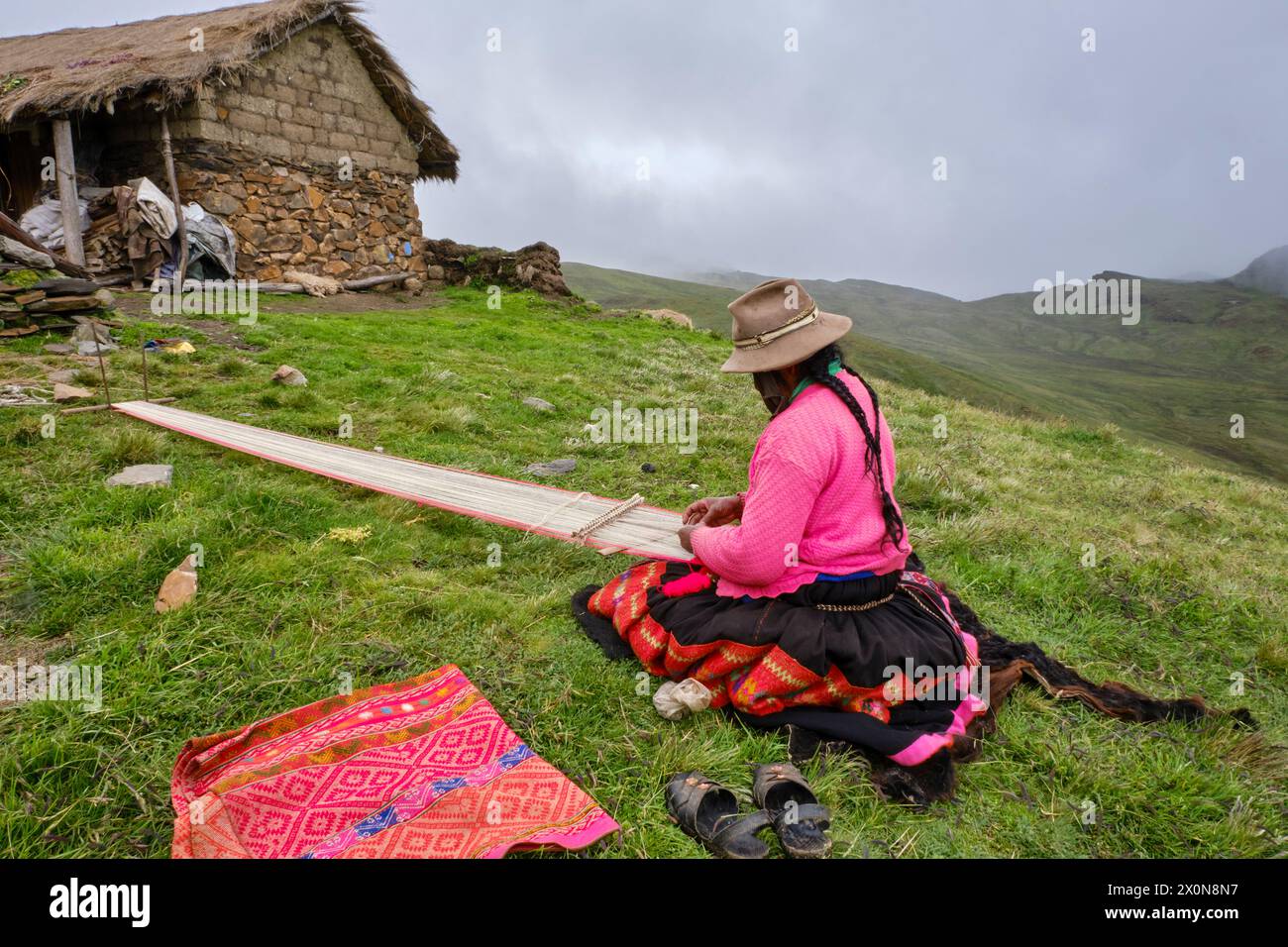 Peru, province of Cuzco, Sacred Valley of the Incas, quechua community ...