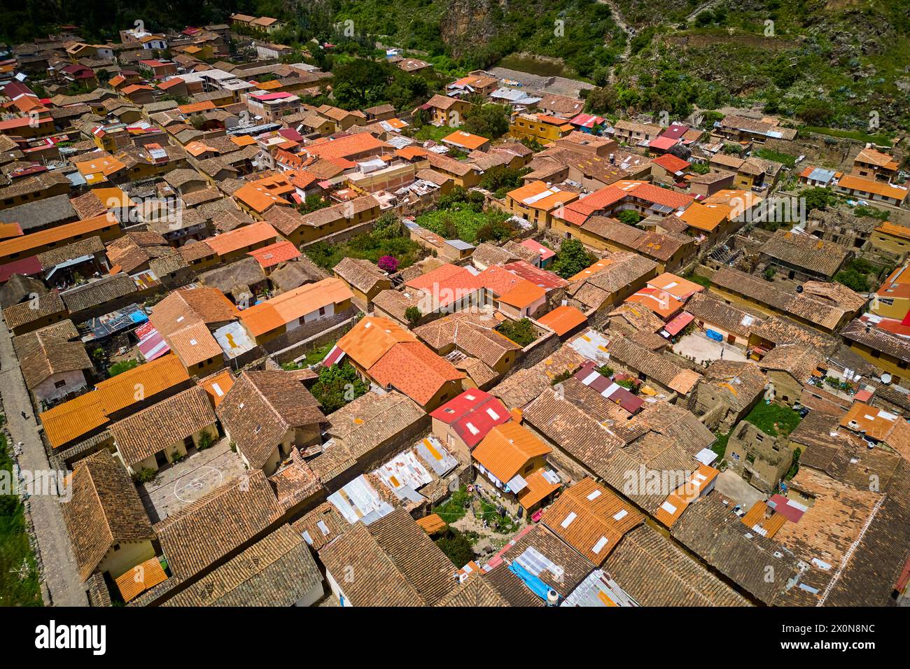 Peru, province of Cuzco, the sacred valley of the Incas, city of ...