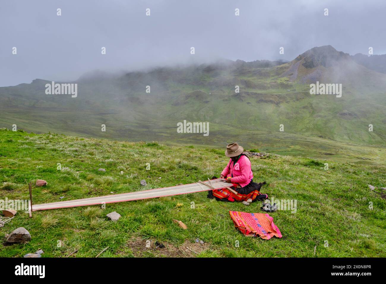 Peru, province of Cuzco, Sacred Valley of the Incas, quechua community ...