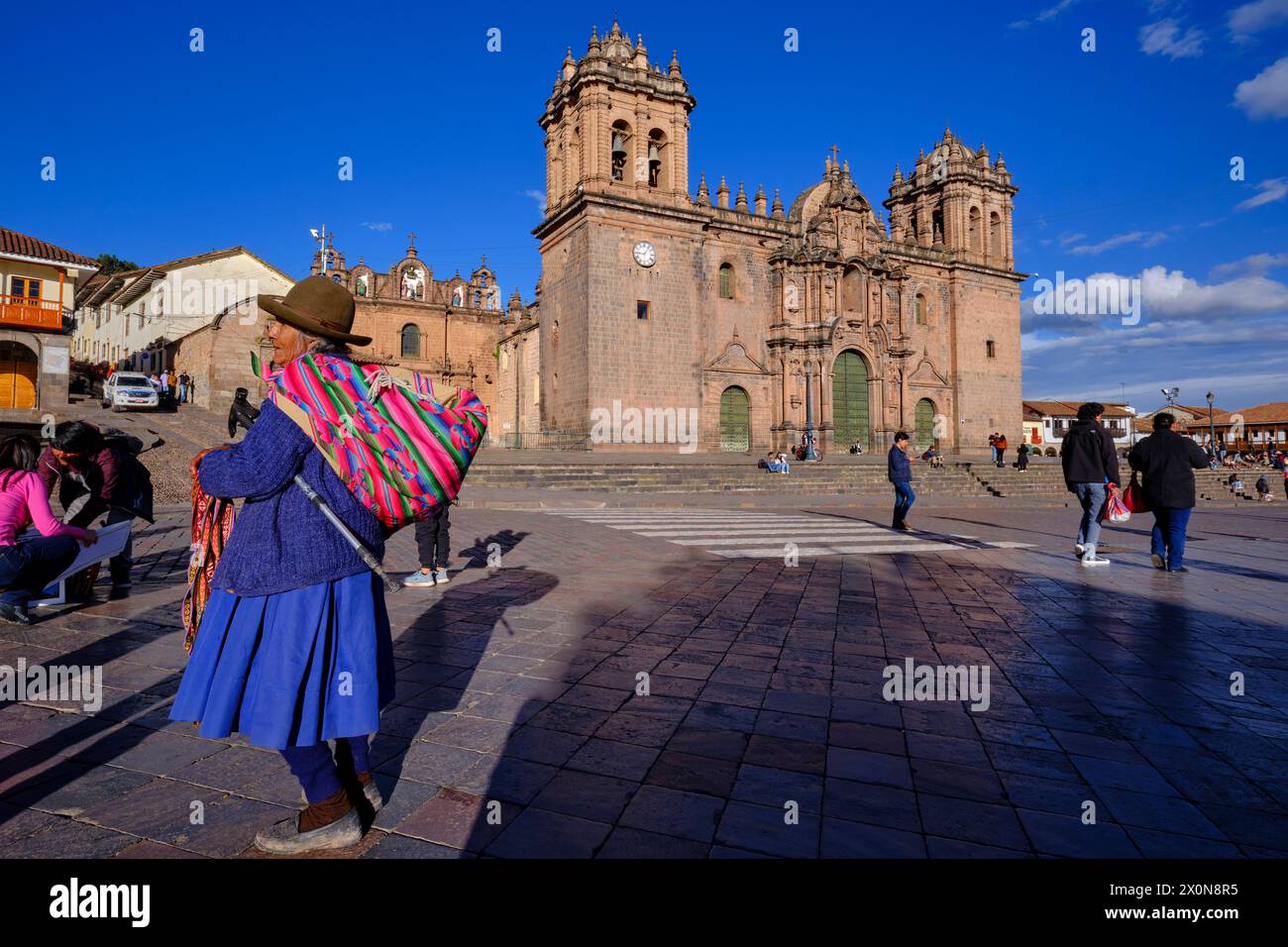 Peru, province of Cuzco, Cuzco, listed as a UNESCO World Heritage Site ...