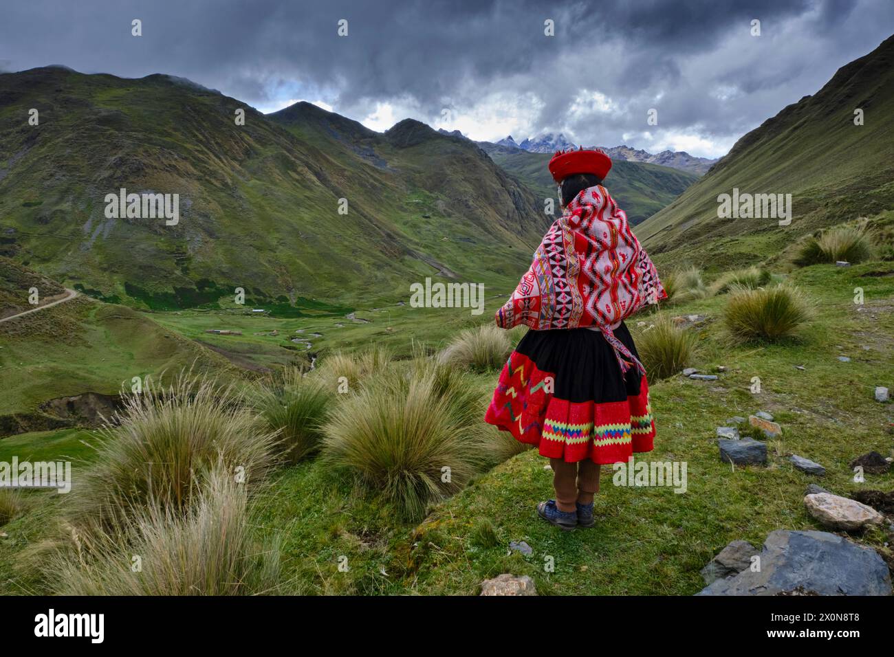 Peru, province of Cuzco, the Sacred Valley of the Incas, Andean ...