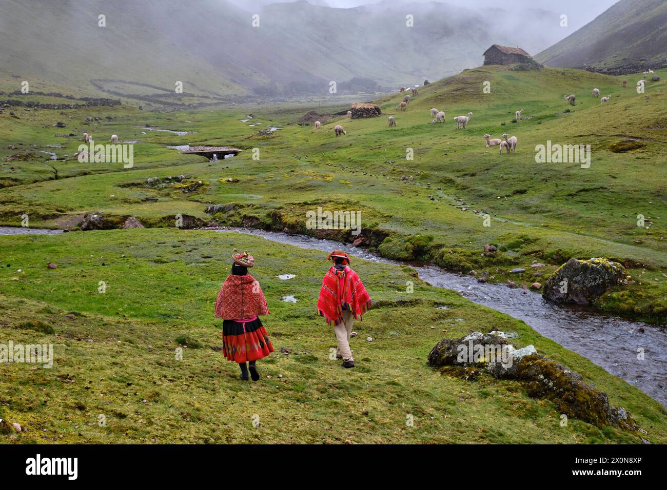 Peru, province of Cuzco, the Sacred Valley of the Incas, Andean ...