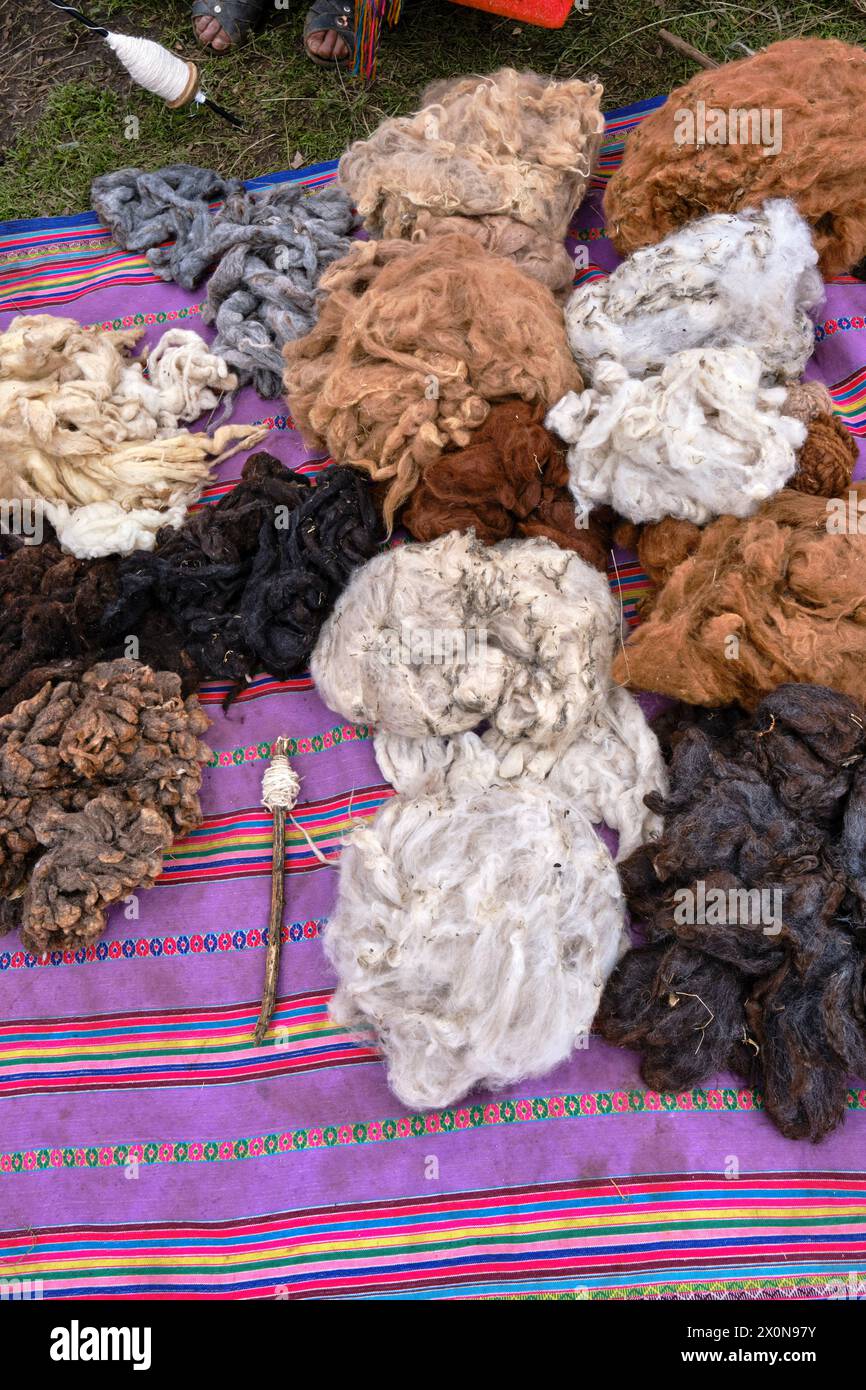 Peru, province of Cuzco, Sacred Valley of the Incas, quechua community ...