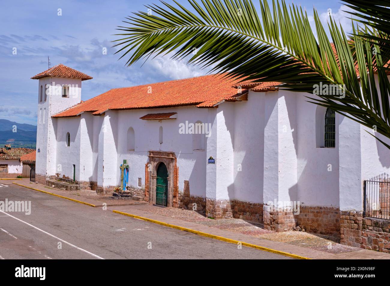 Peru, province of Cuzco, Anta village, the church Stock Photo - Alamy