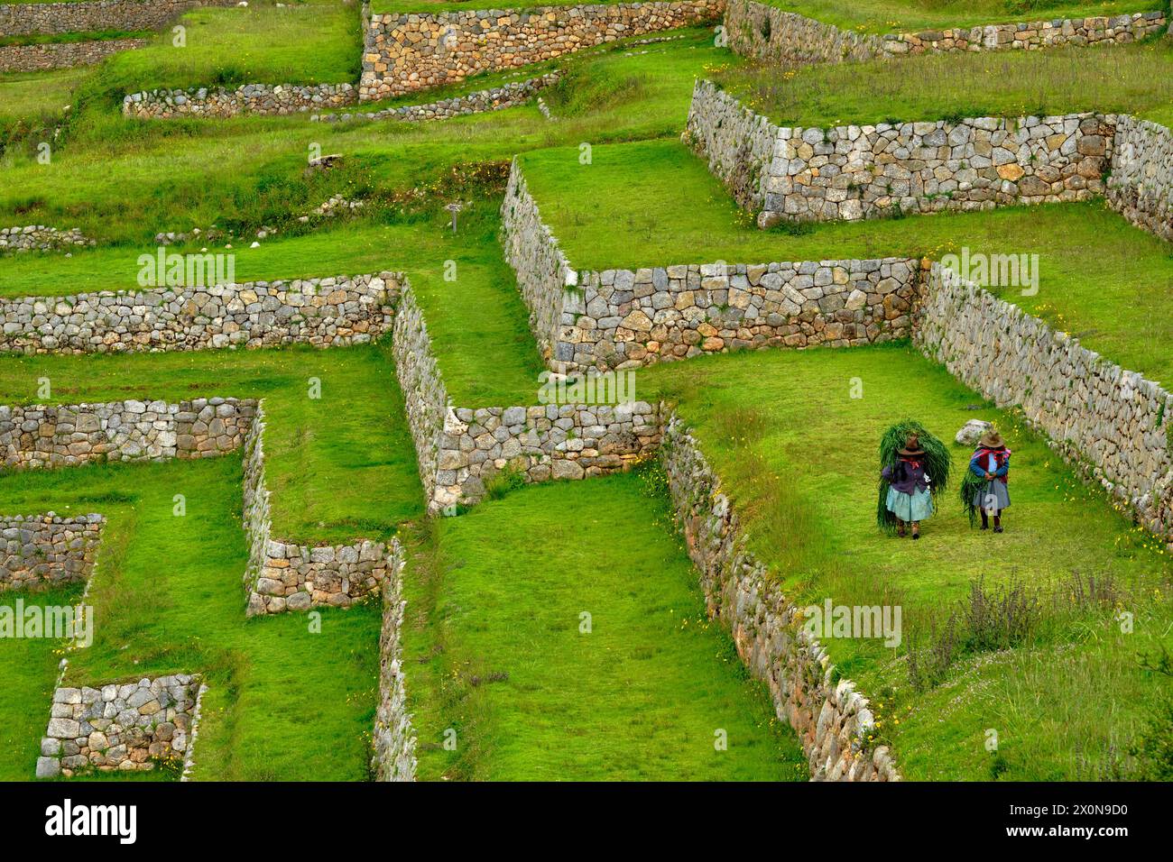 Peru, province of Cuzco, the Sacred Valley of the Incas, Chinchero, the ...