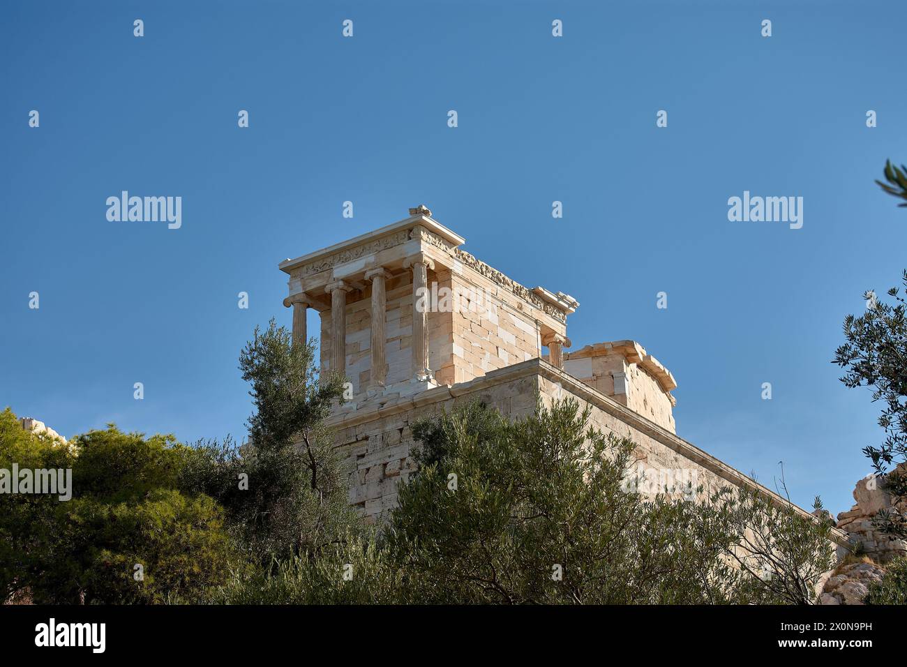 Nike's Temple of Athena in Athens is eight meters long, six meters wide ...