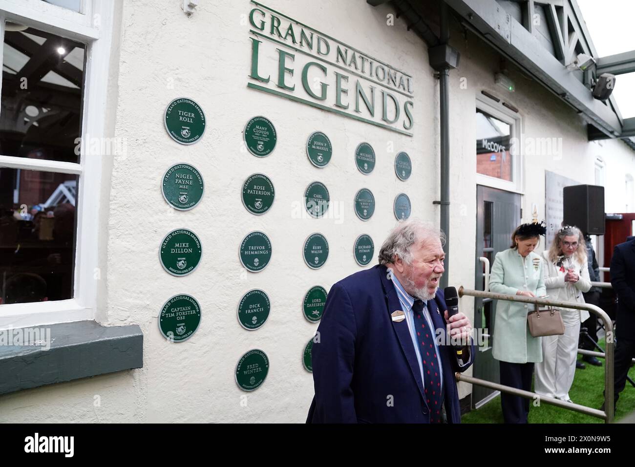 Nigel Payne MBE after being inducted into the Grand National Legends on ...