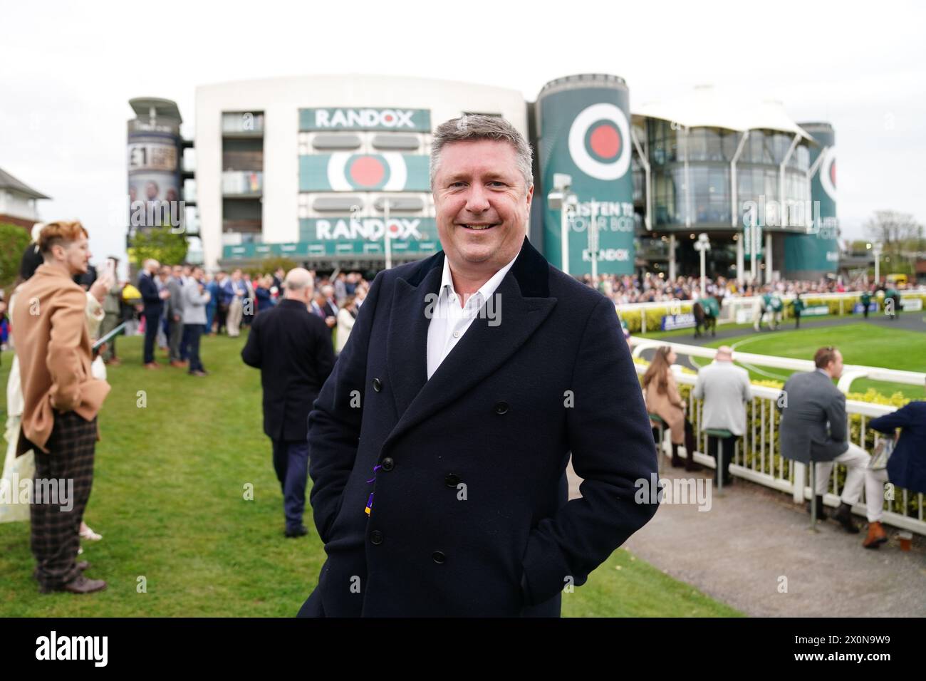 Formula One commentator David Croft on day three of the 2024 Randox ...