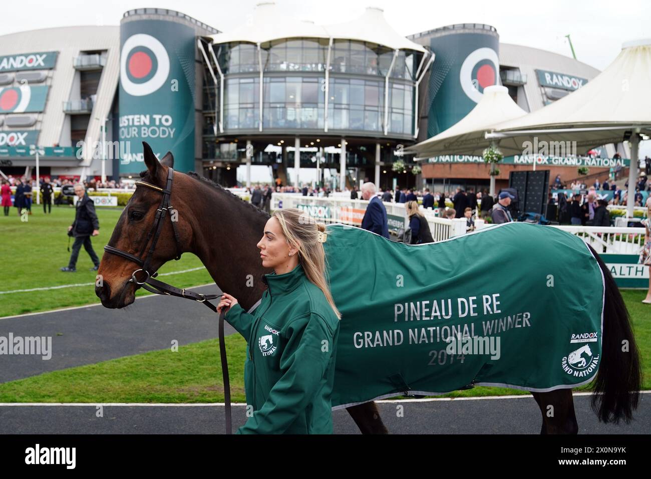 Horse Pineau de Re during the parade of champions on day three of the ...