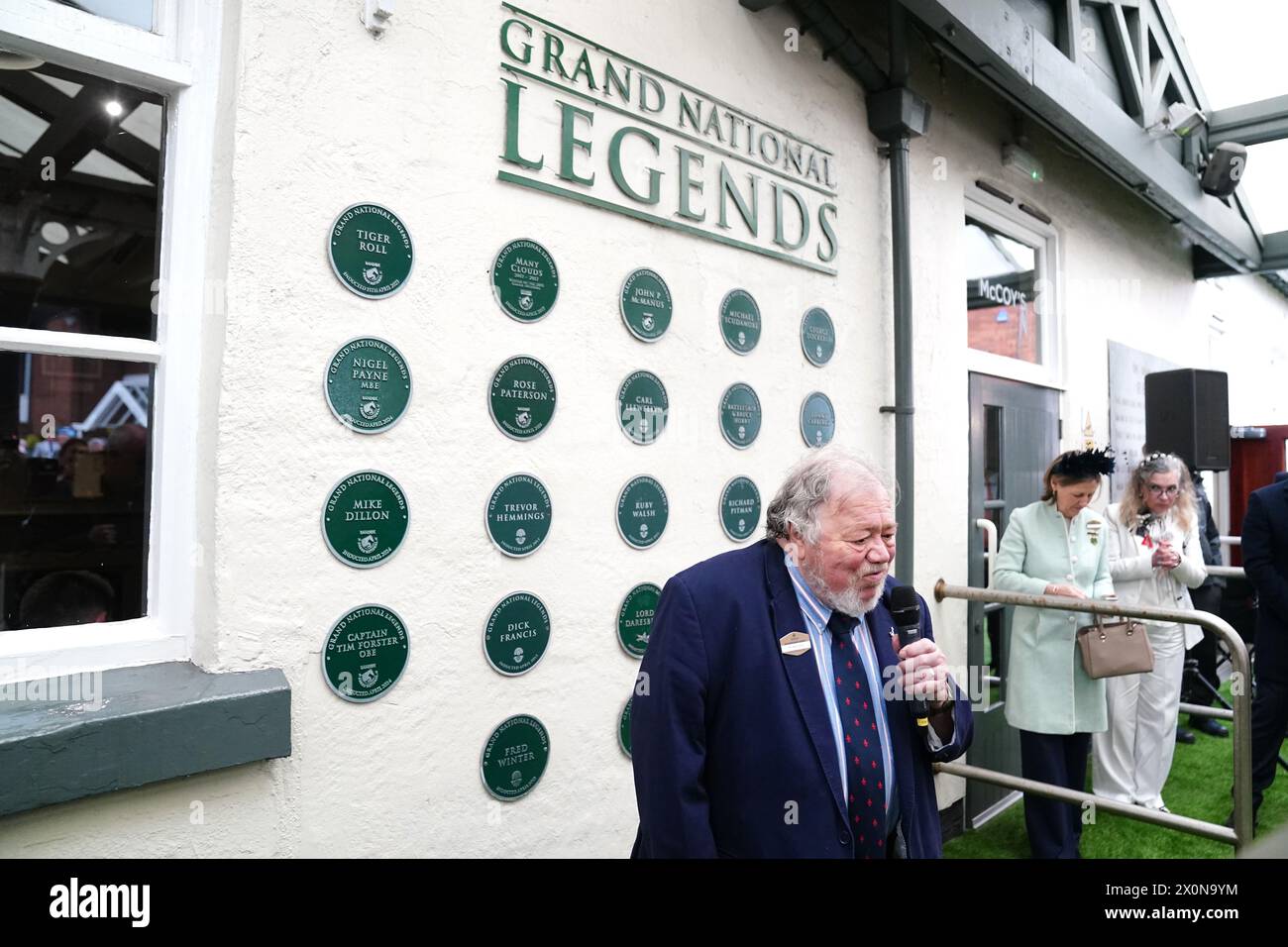 Nigel Payne MBE after being inducted into the Grand National Legends on ...