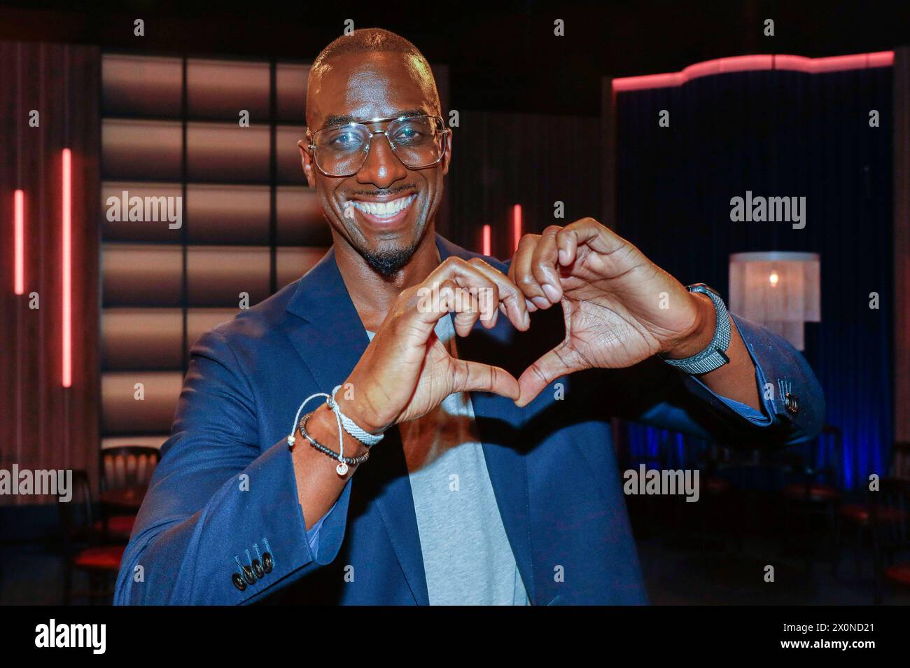 Nana-Yaw Bimpong-Buta bei der Aufzeichnung der WDR-Talkshow Kölner ...