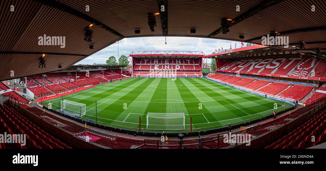 The City Ground, Nottingham, UK. 13th Apr, 2024. Premier League ...