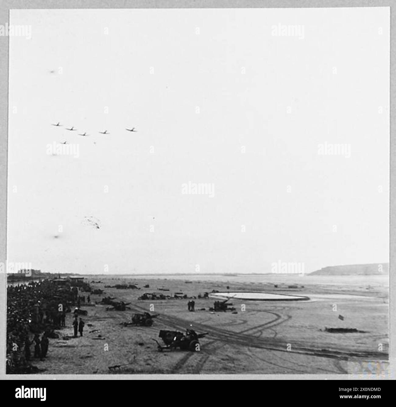 Army staged a demonstration for munitions workers at Weston-Super-Mare ...