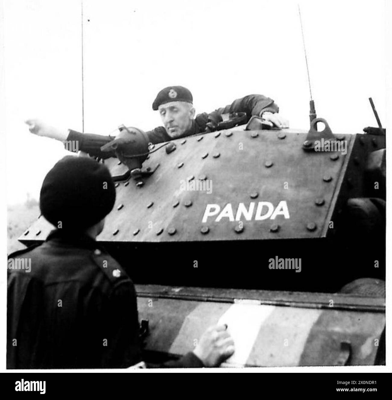 Major General B.G. Horrocks commands an Armoured Division and leads an ...