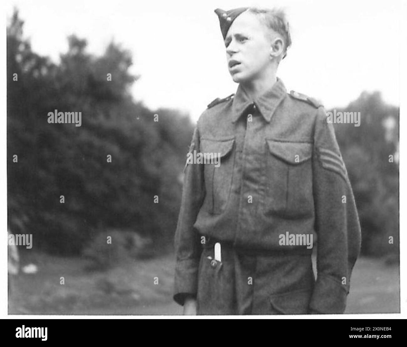 ARMY CADETS FORCE IN CAMP - Boys of the Army Cadet Force on parade are ...