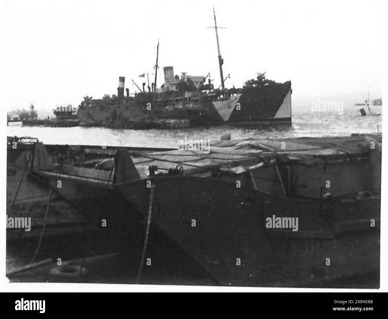 Barges in a harbour barges in a harbour Cut Out Stock Images & Pictures ...