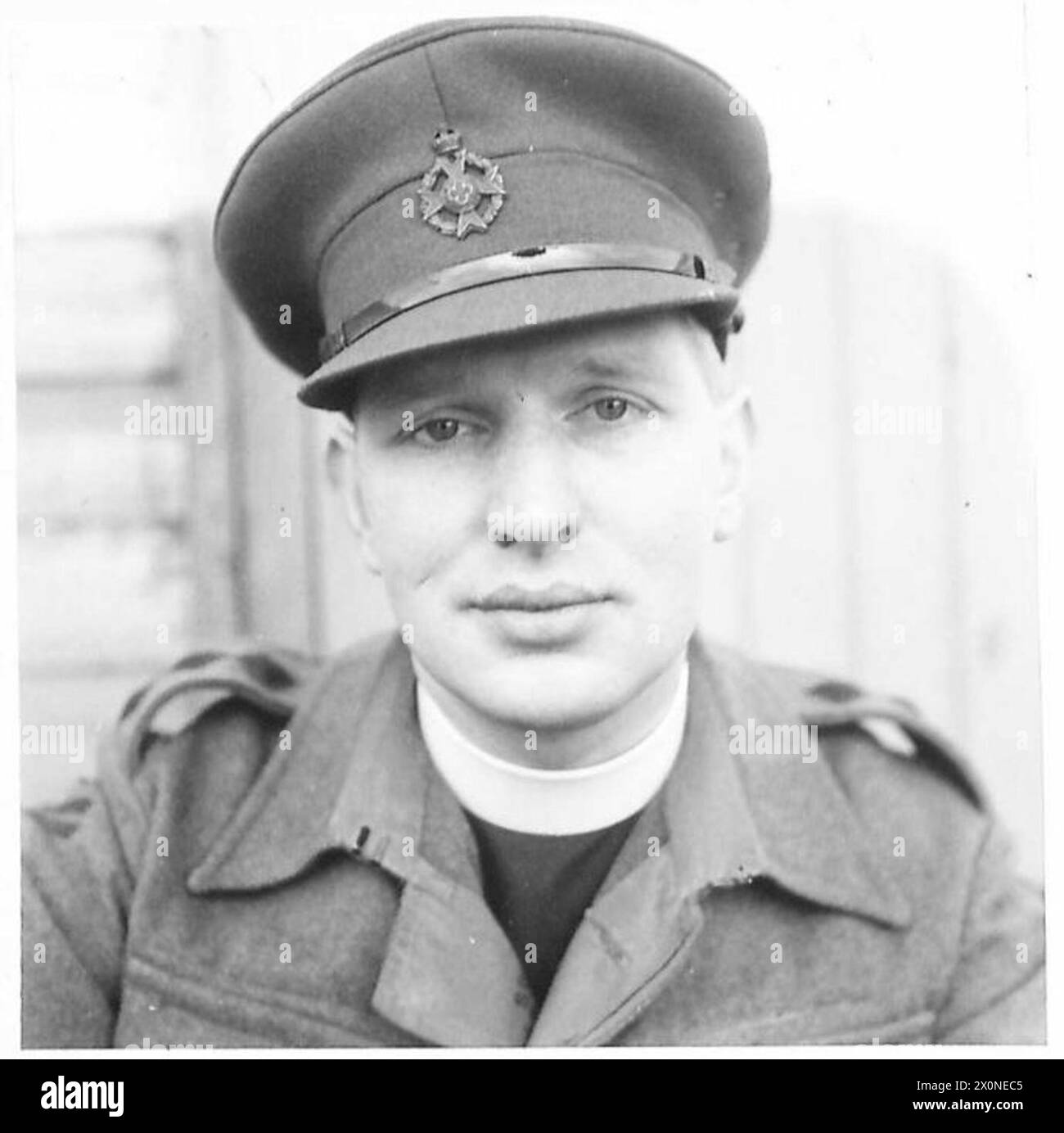 Portrait Of Reverend J Muir Haddow Church Of Scotland Serving As An