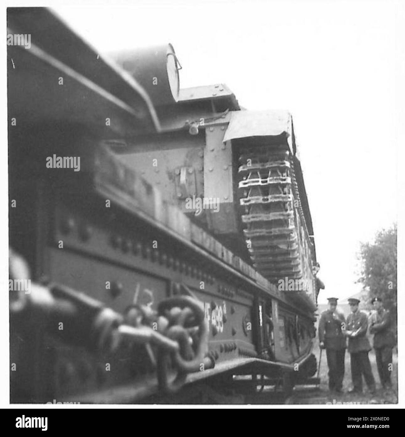 negative - Cromwell tank on ramp Photographic negative , British Army ...