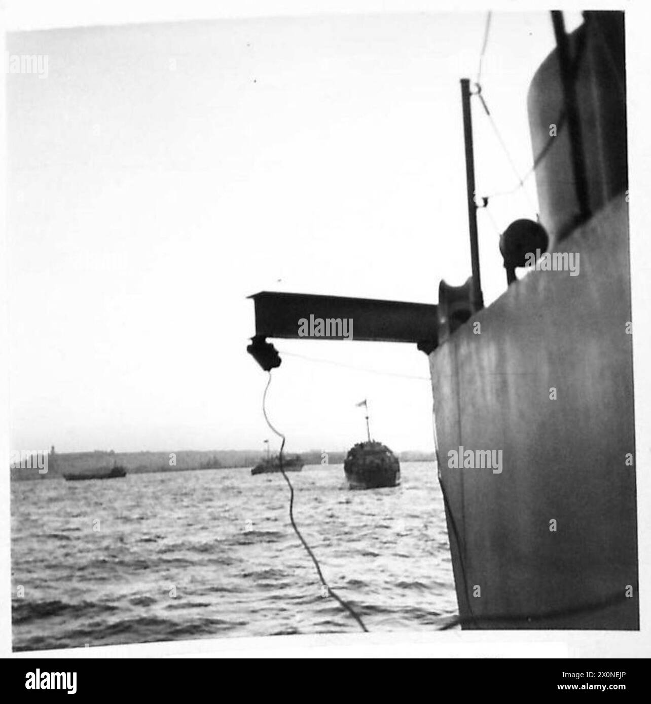 INVASION ARMADA RETURNS - The ships of the invasion fleet return to ...