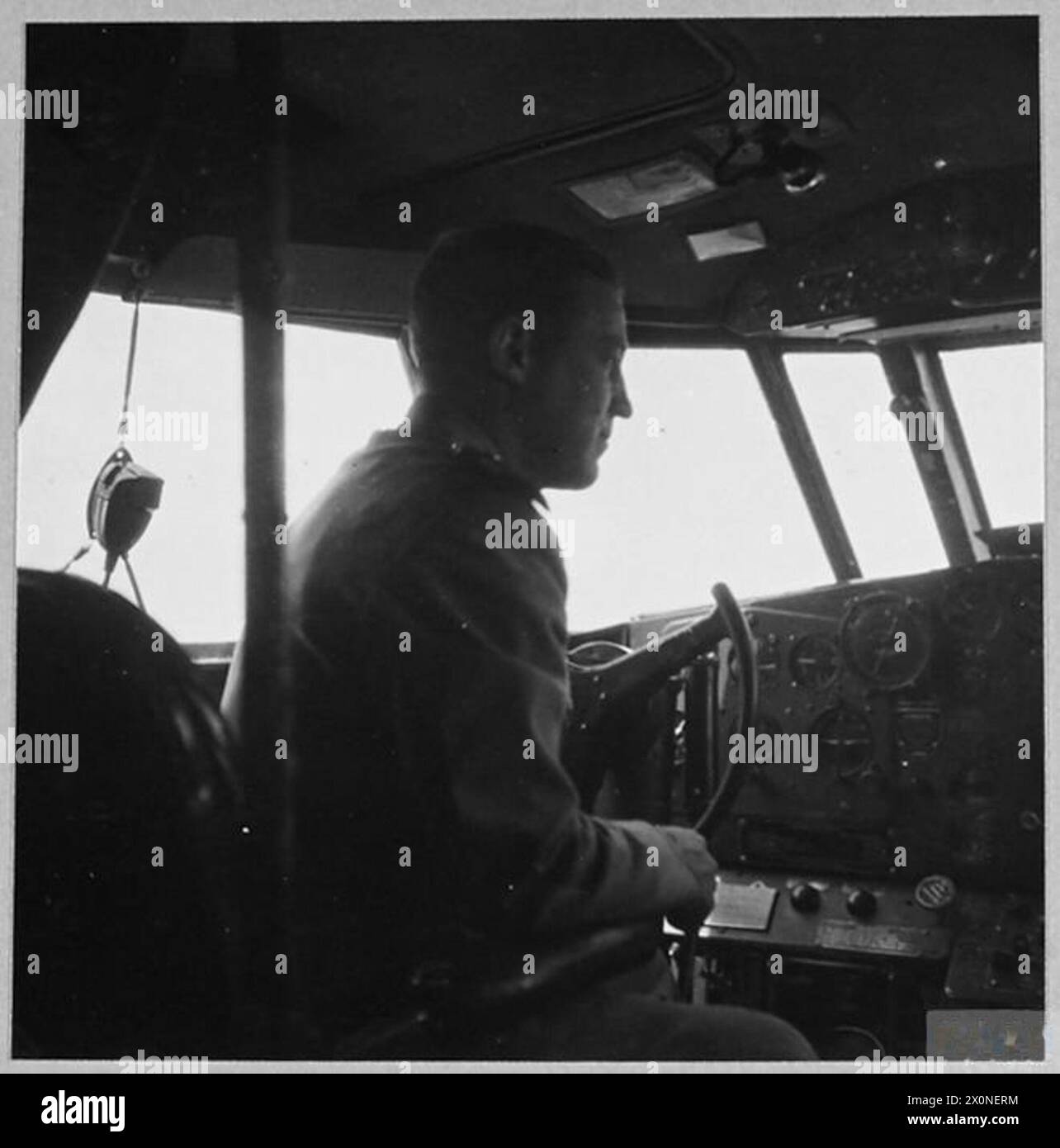 Captain A. Gordon Stone, RAF Transport Command, flying Atlantic routes ...