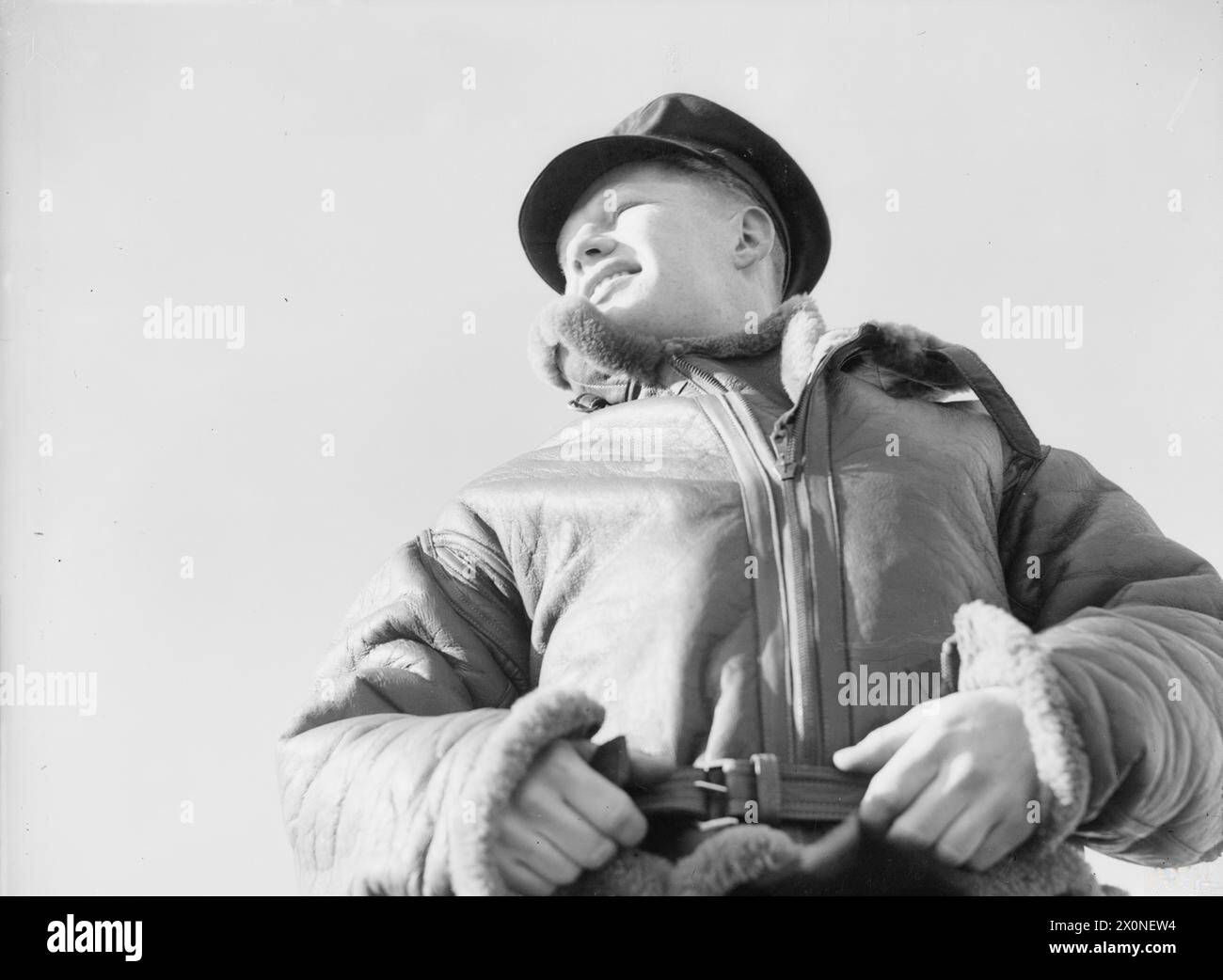 An observer and photographic officer aboard HMS Argus in 1940 ...