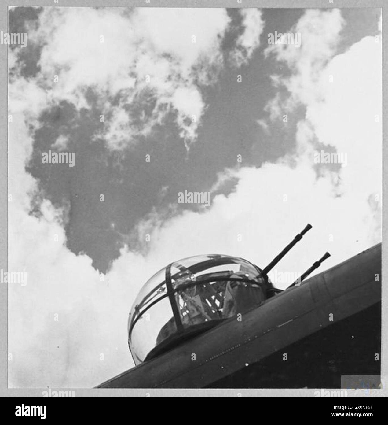 AVRO-LANCASTER AIRCRAFT AS USED IN THE R.A.F. DAYLIGHT RAID ON AUGSBURG ...